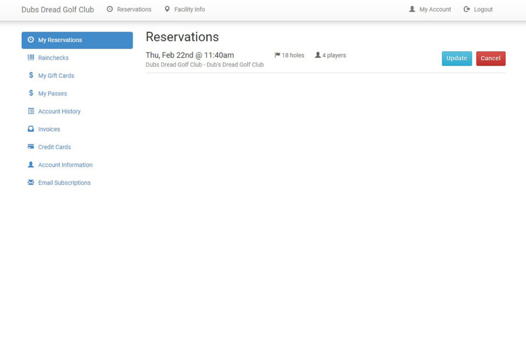 Book Tee Times - Dub’s Dread Golf Club